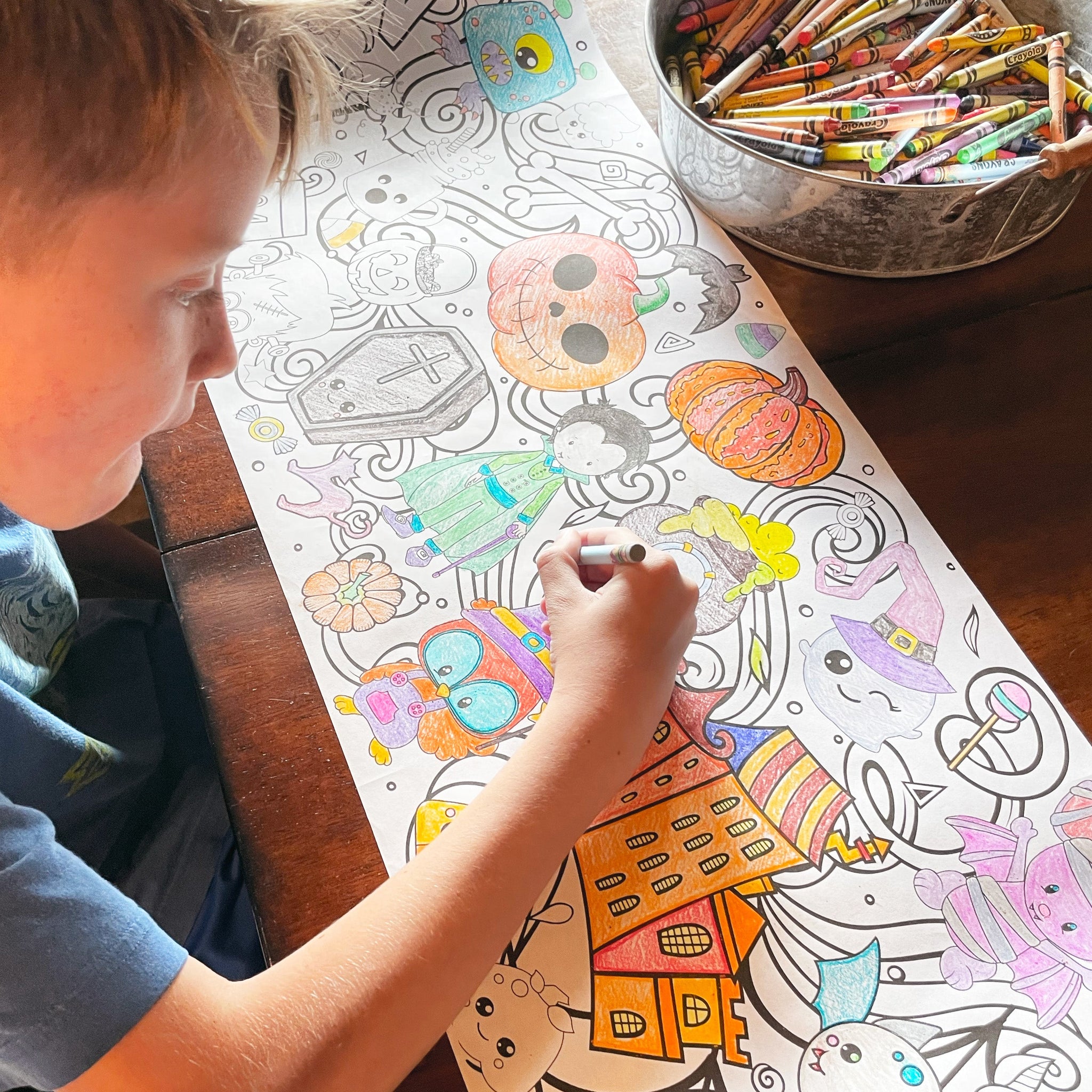 Halloween Coloring Roll - Artistic Chaos