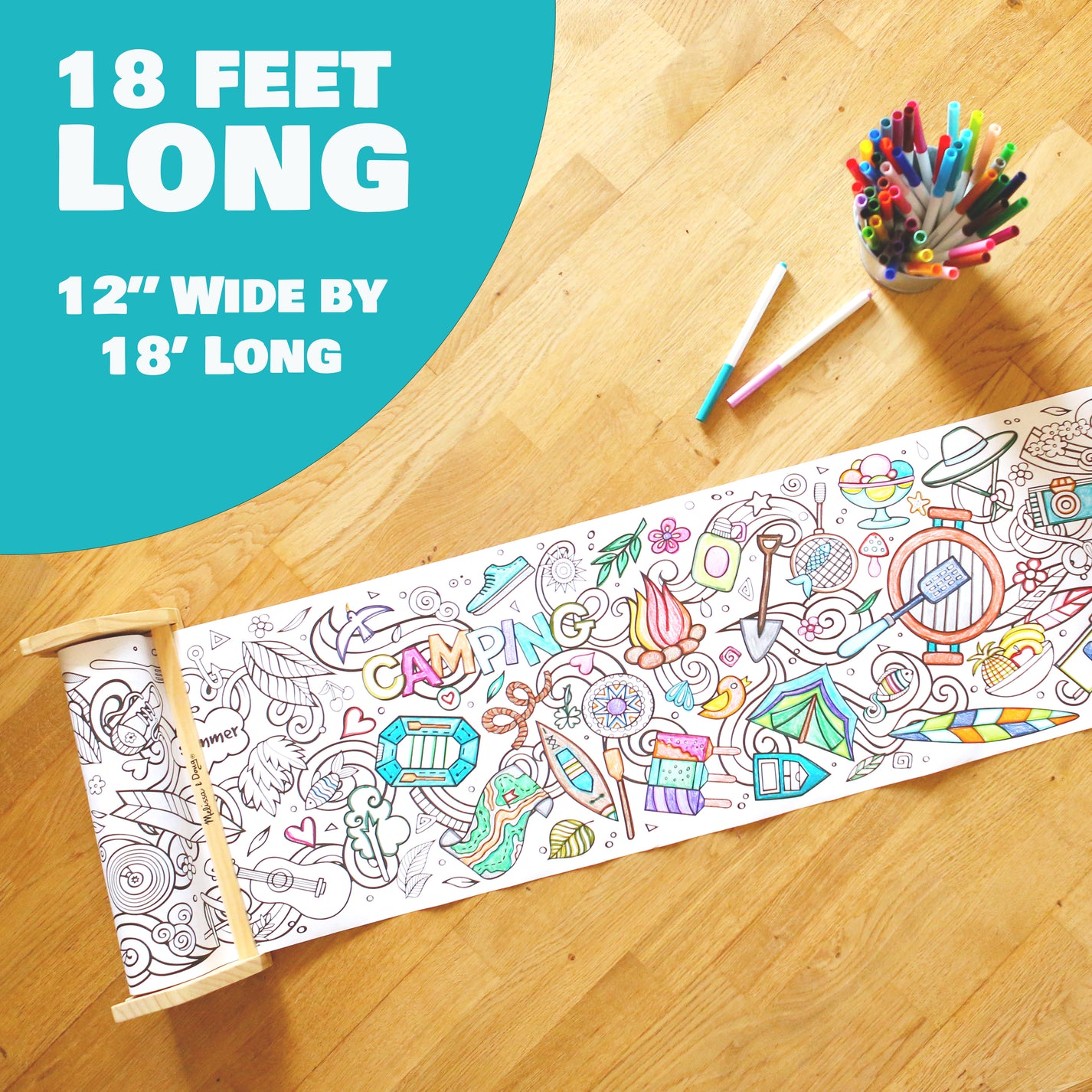 Summer Coloring Poster Roll - Artistic Chaos