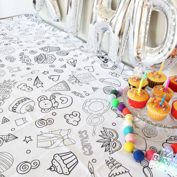 Reusable Fabric Coloring Tablecloths - Artistic Chaos – Artistic Chaos Ink
