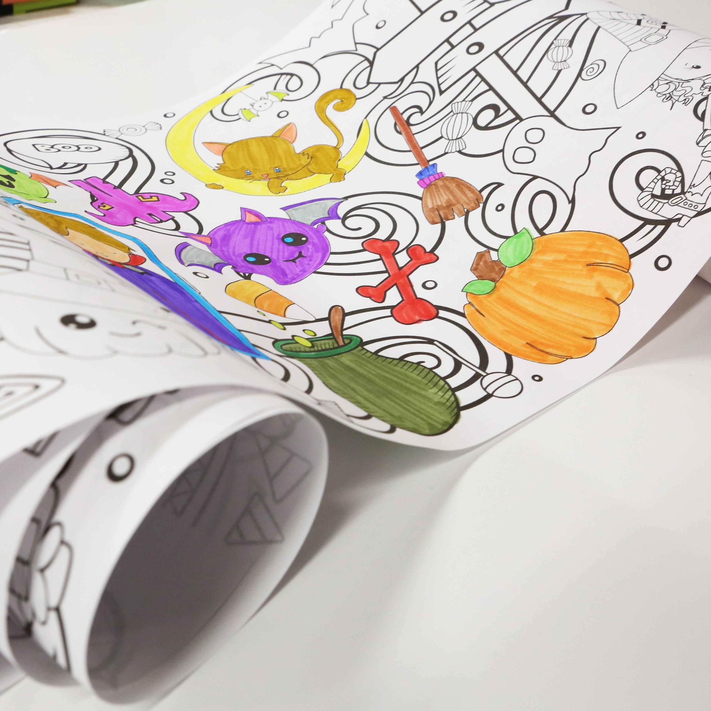 Halloween Coloring Roll - Artistic Chaos