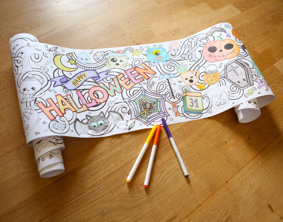 Halloween Coloring Roll - Artistic Chaos