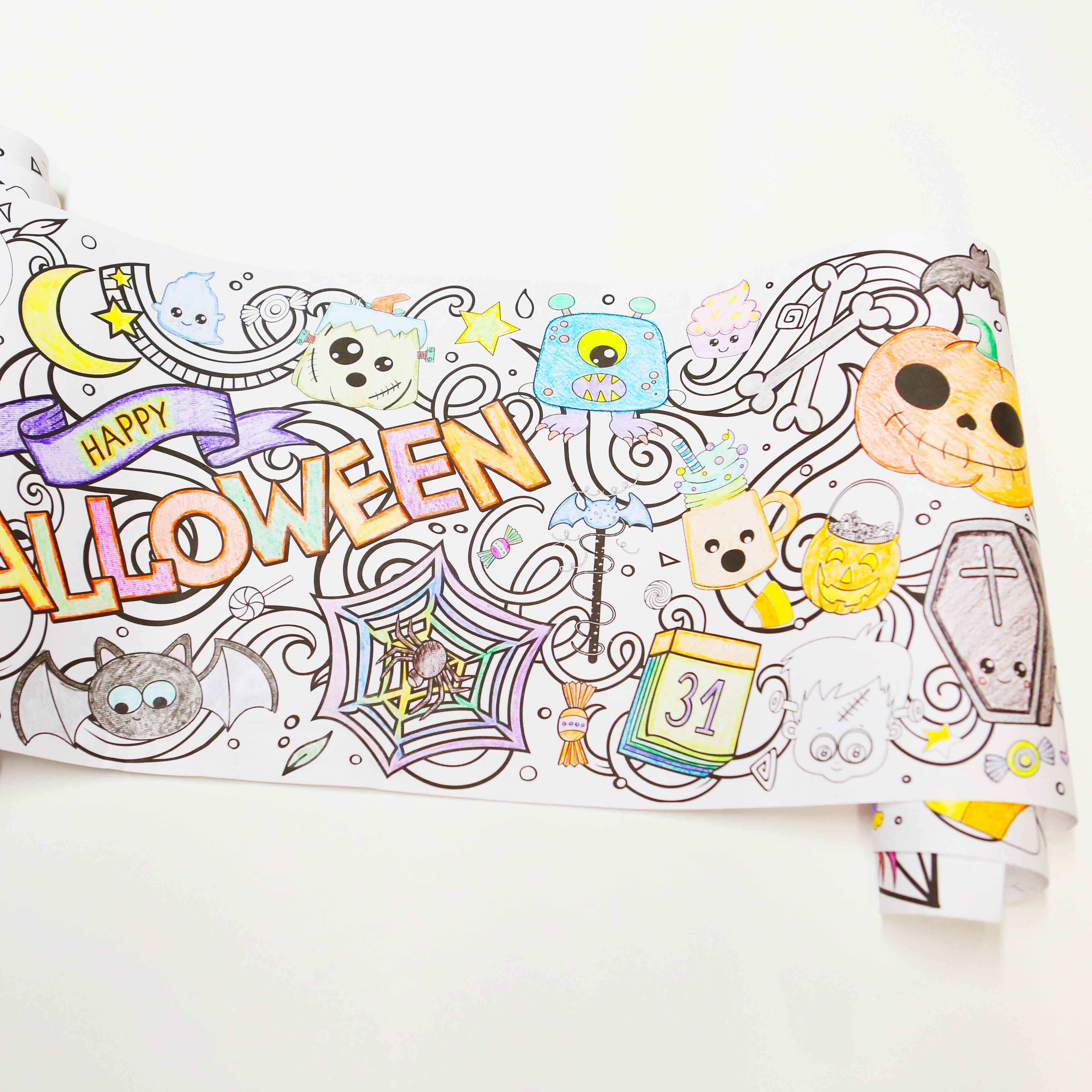 Halloween Coloring Roll - Artistic Chaos