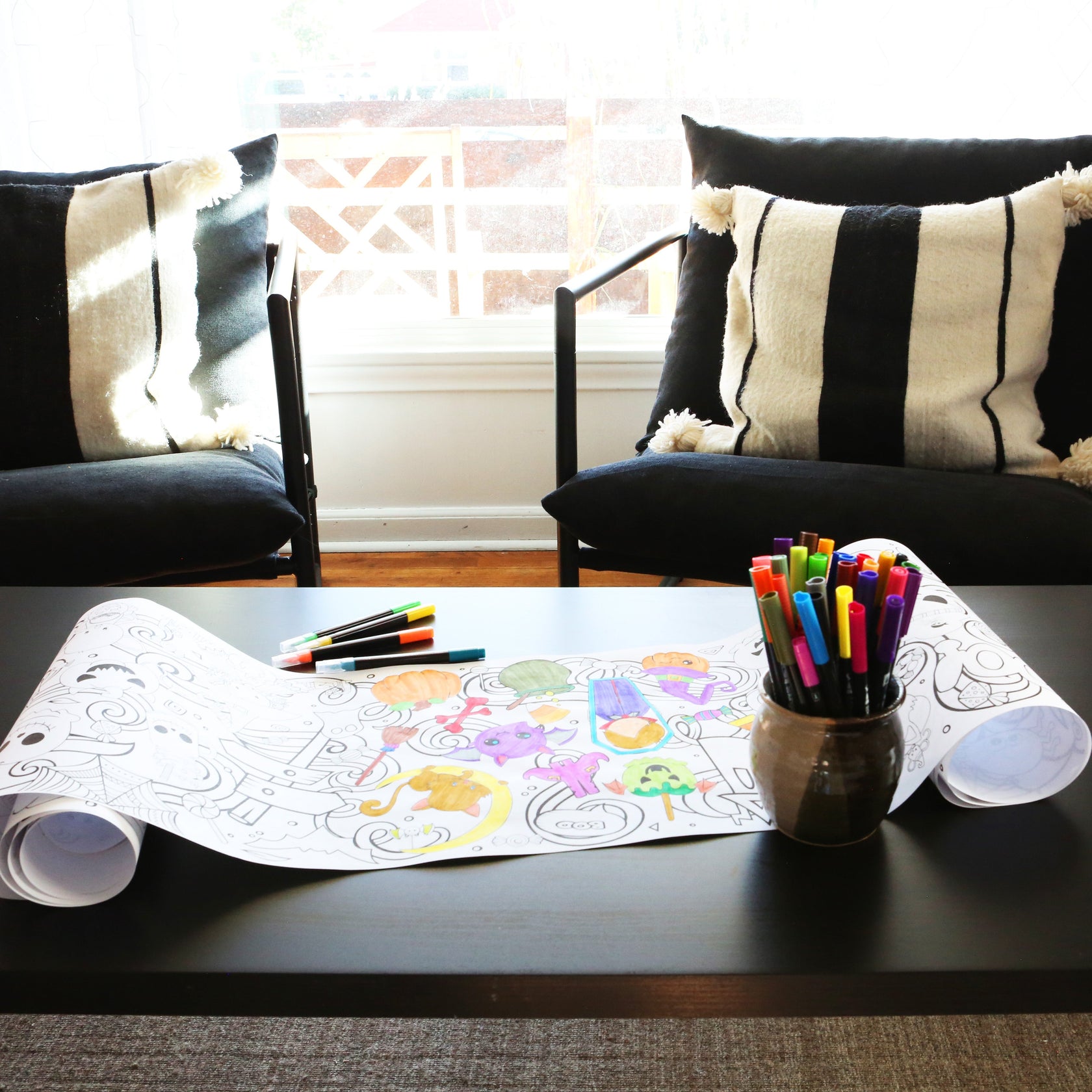 Halloween Coloring Roll - Artistic Chaos
